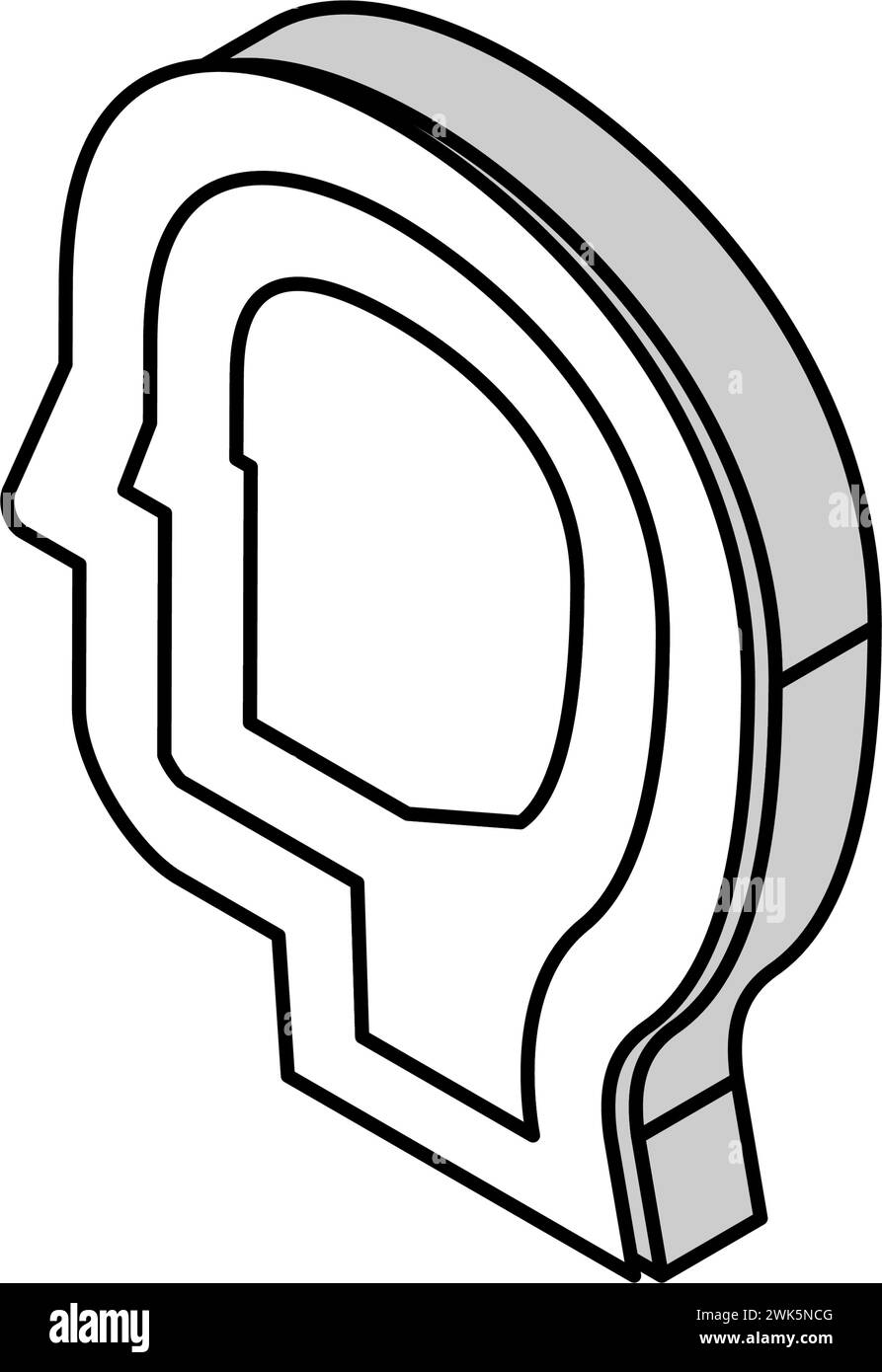 ontology philosophy isometric icon vector illustration Stock Vector ...