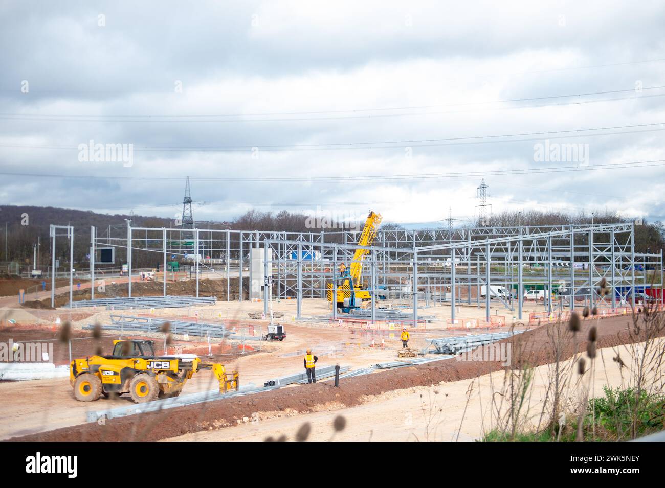 New Welcome Break services being built on the M1 in Sheffield, South ...