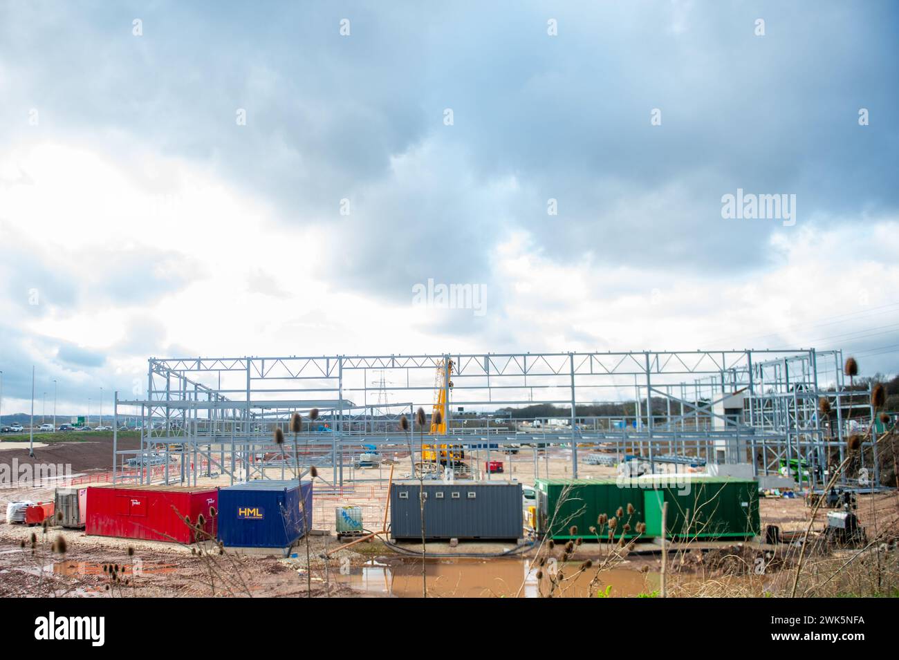 New Welcome Break services being built on the M1 in Sheffield, South ...
