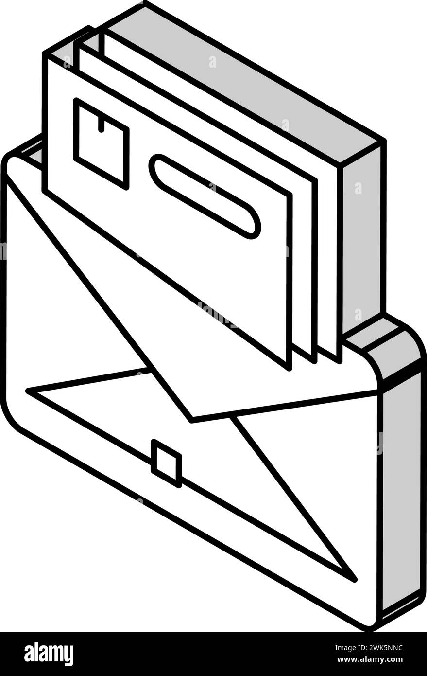 solicitation process isometric icon vector illustration Stock Vector ...
