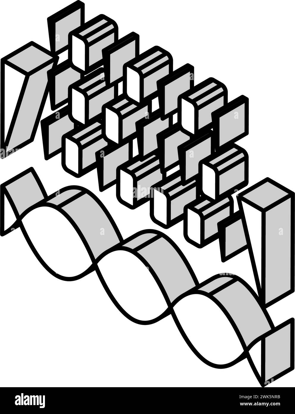 binary code genetic information isometric icon vector illustration Stock Vector Image & Art - Alamy