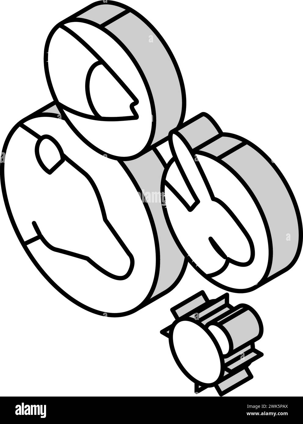 biodiversity and ecosystem isometric icon vector illustration Stock ...