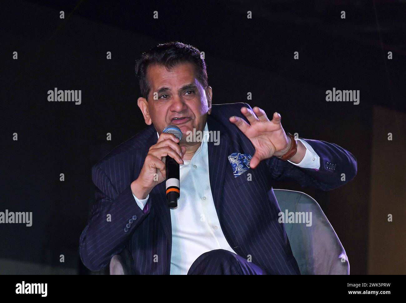 Mumbai, India. 18th Feb, 2024. G20 Sherpa, Government of India, Amitabh ...