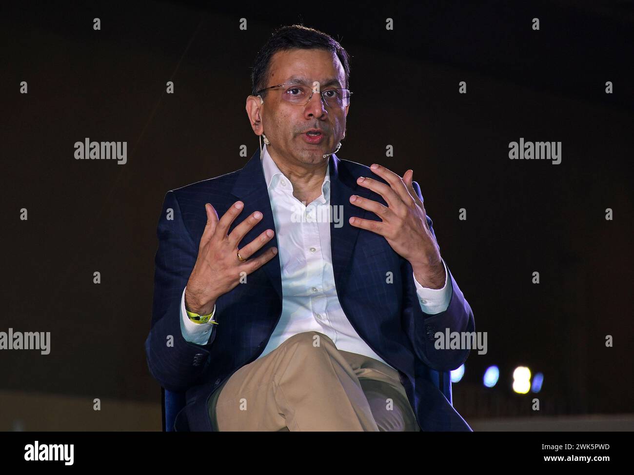 Mumbai, India. 18th Feb, 2024. Country Head and Vice President (VP) of Google India, Sanjay ...