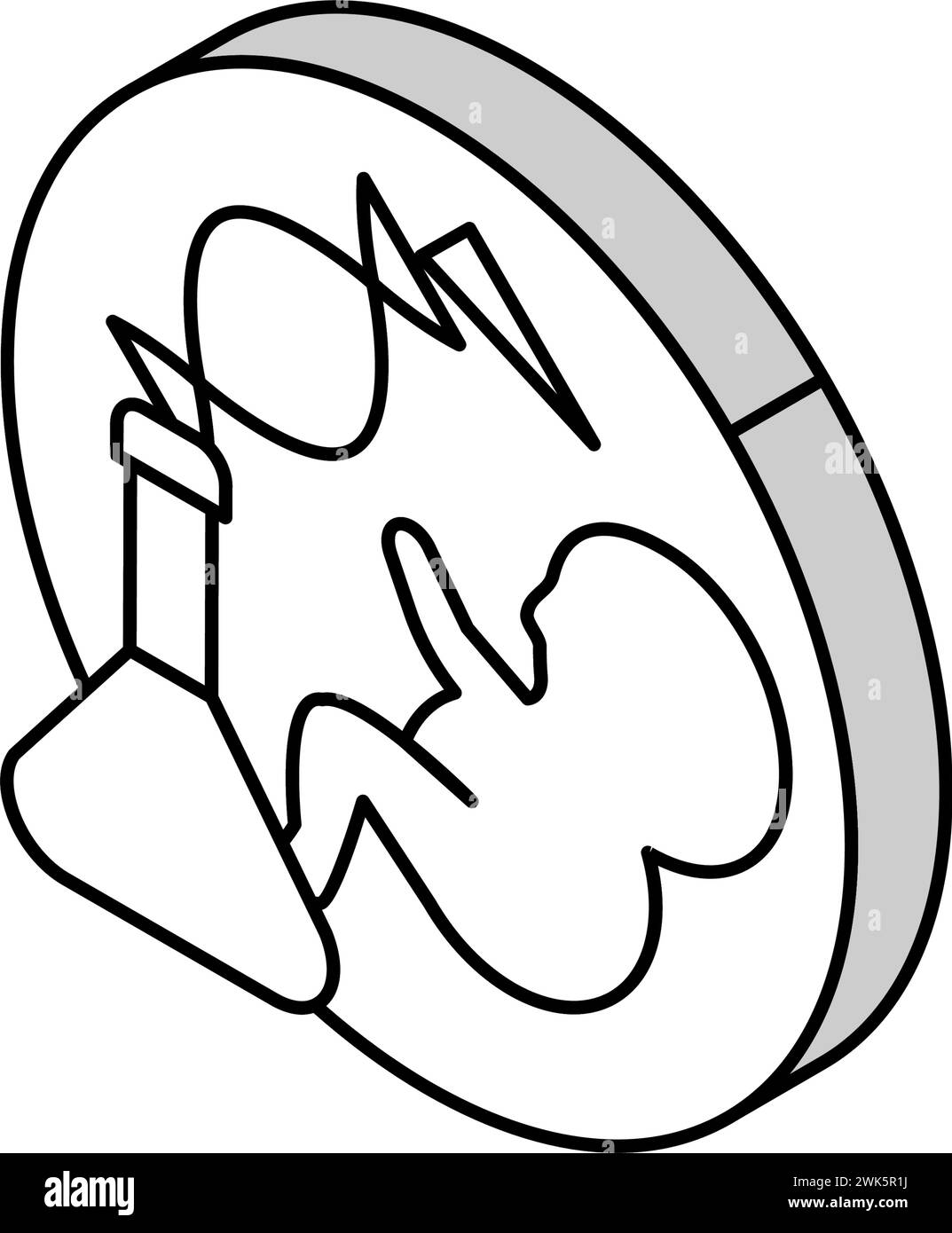 child birth genetic isometric icon vector illustration Stock Vector ...