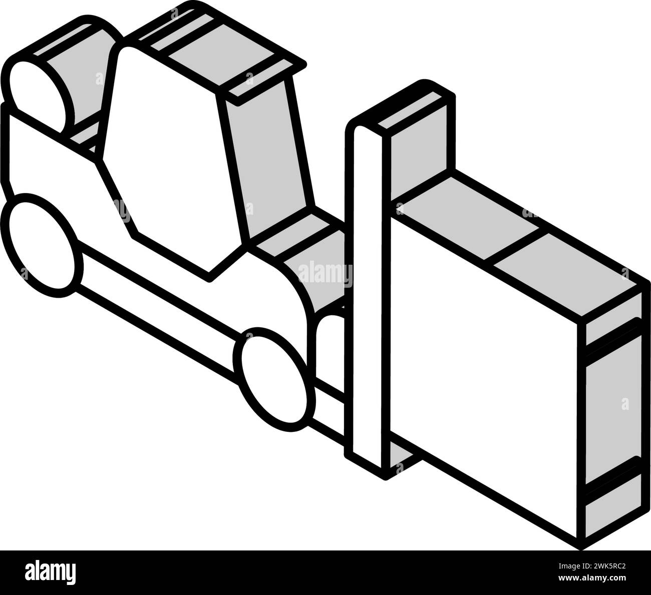 loader port isometric icon vector illustration Stock Vector Image & Art ...