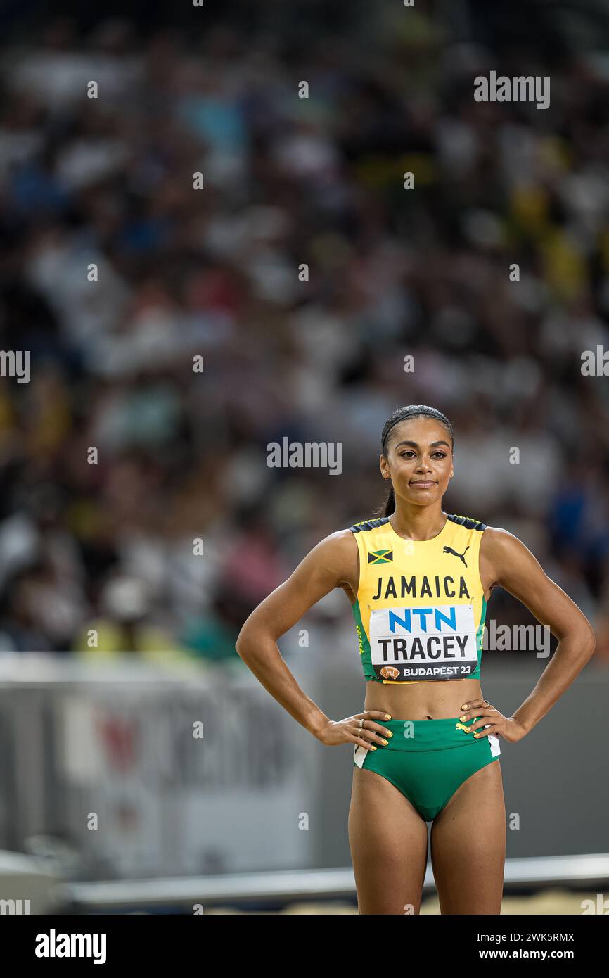 Adelle TRACEY participating in the 800 meters at the World Athletics ...