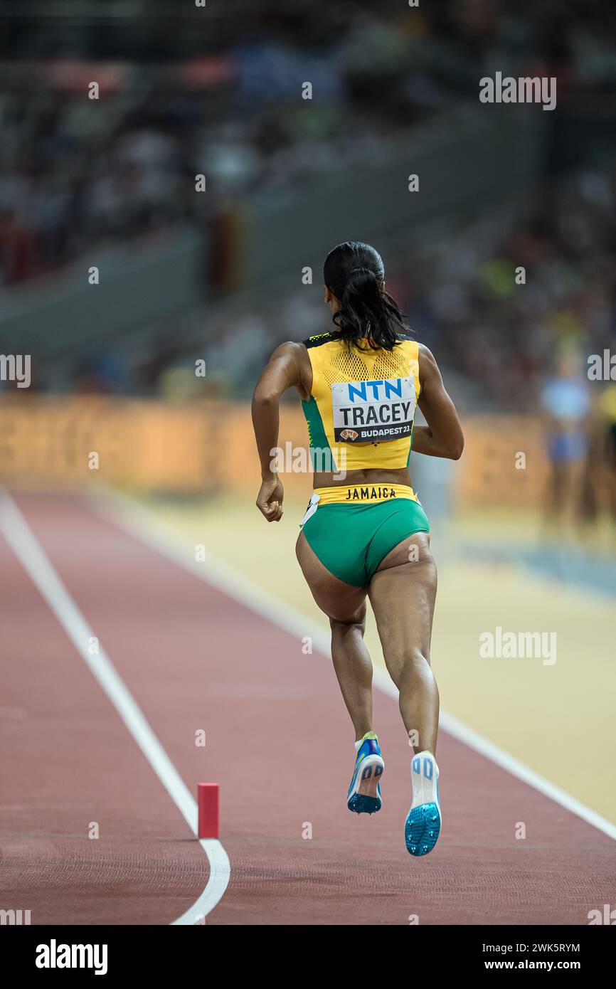 Adelle TRACEY participating in the 800 meters at the World Athletics ...
