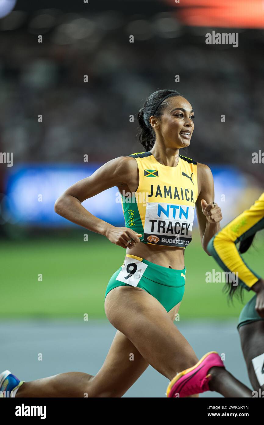 Adelle TRACEY participating in the 800 meters at the World Athletics ...