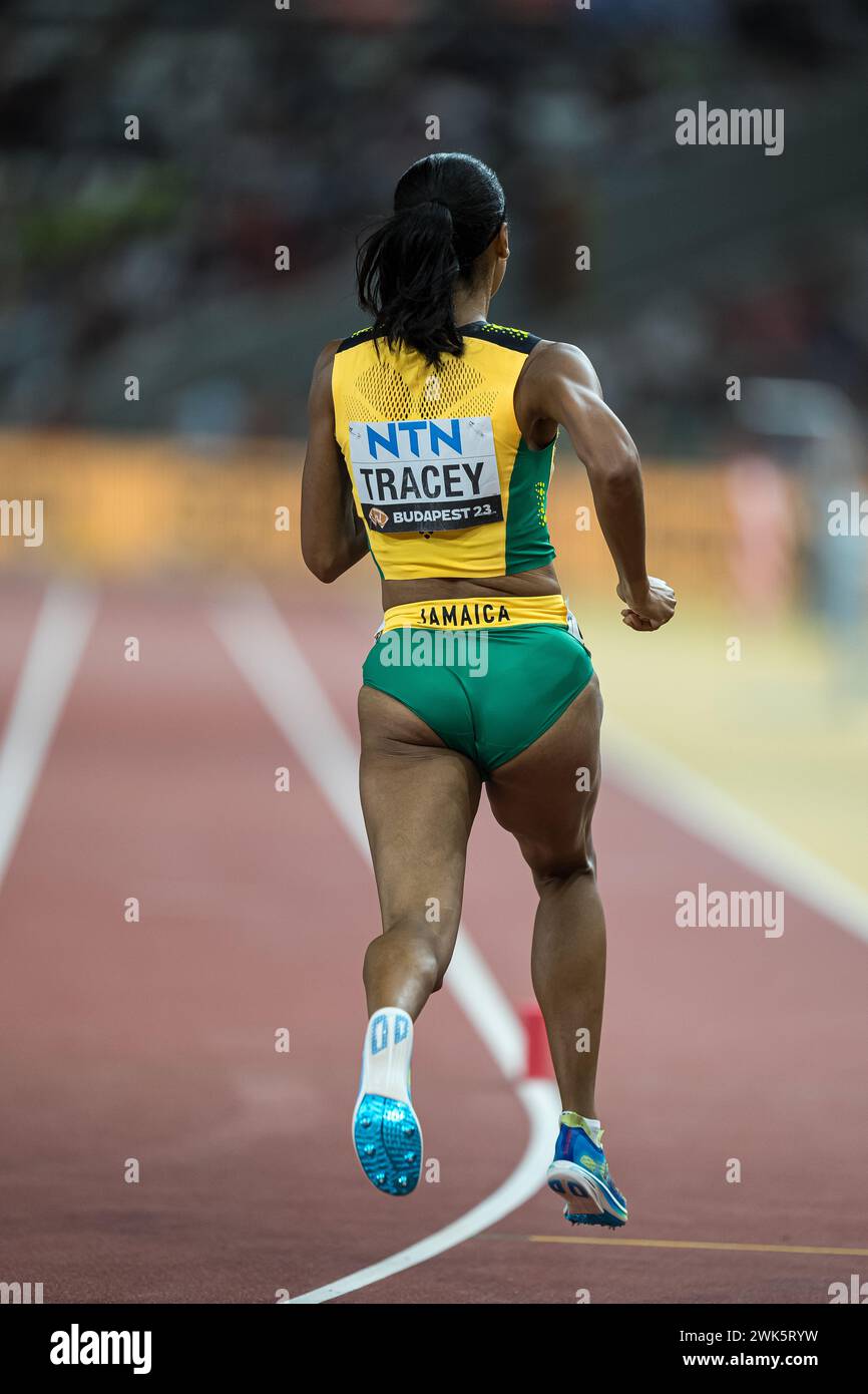 Adelle TRACEY participating in the 800 meters at the World Athletics ...