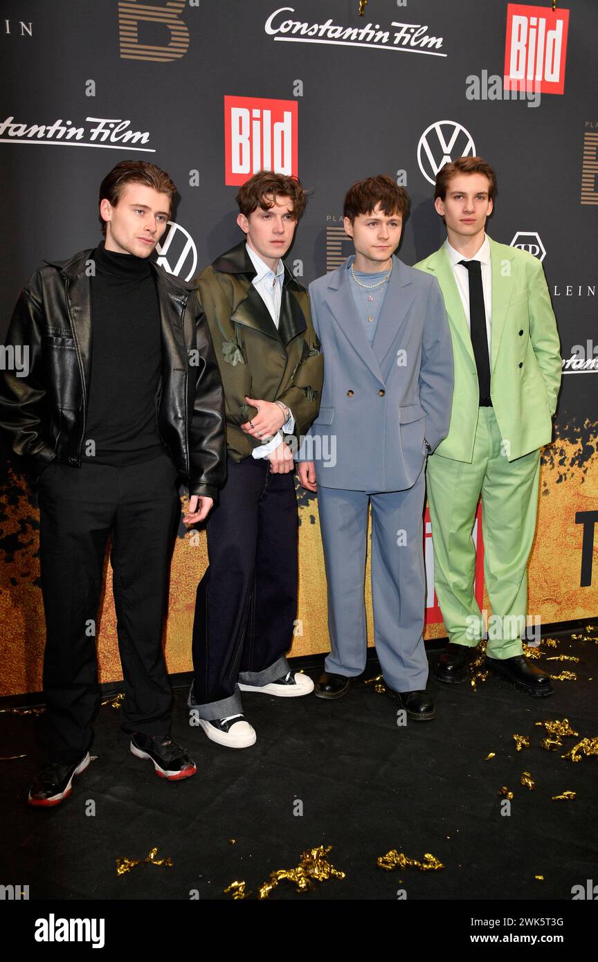 Paul Sundheim, Lennart Betzgen, Tom Boettcher und Luke Matt Röntgen bei ...