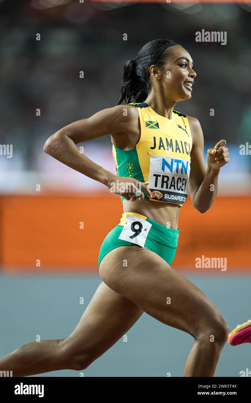 Adelle TRACEY participating in the 800 meters at the World Athletics ...