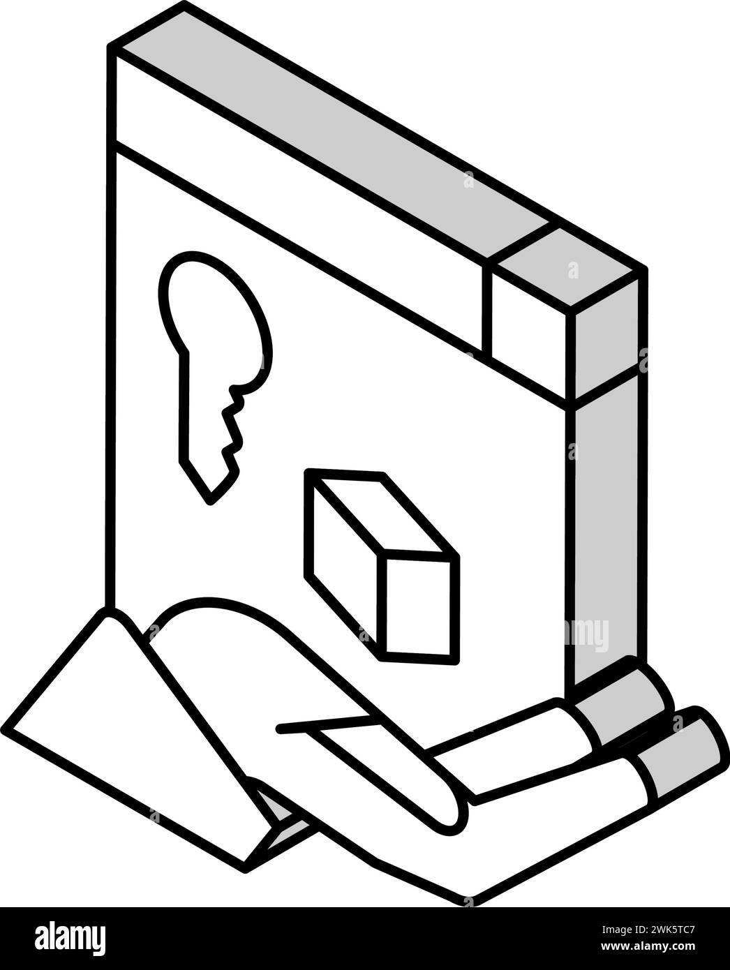 Security Digital Processing Isometric Icon Vector Illustration Stock Vector Image And Art Alamy