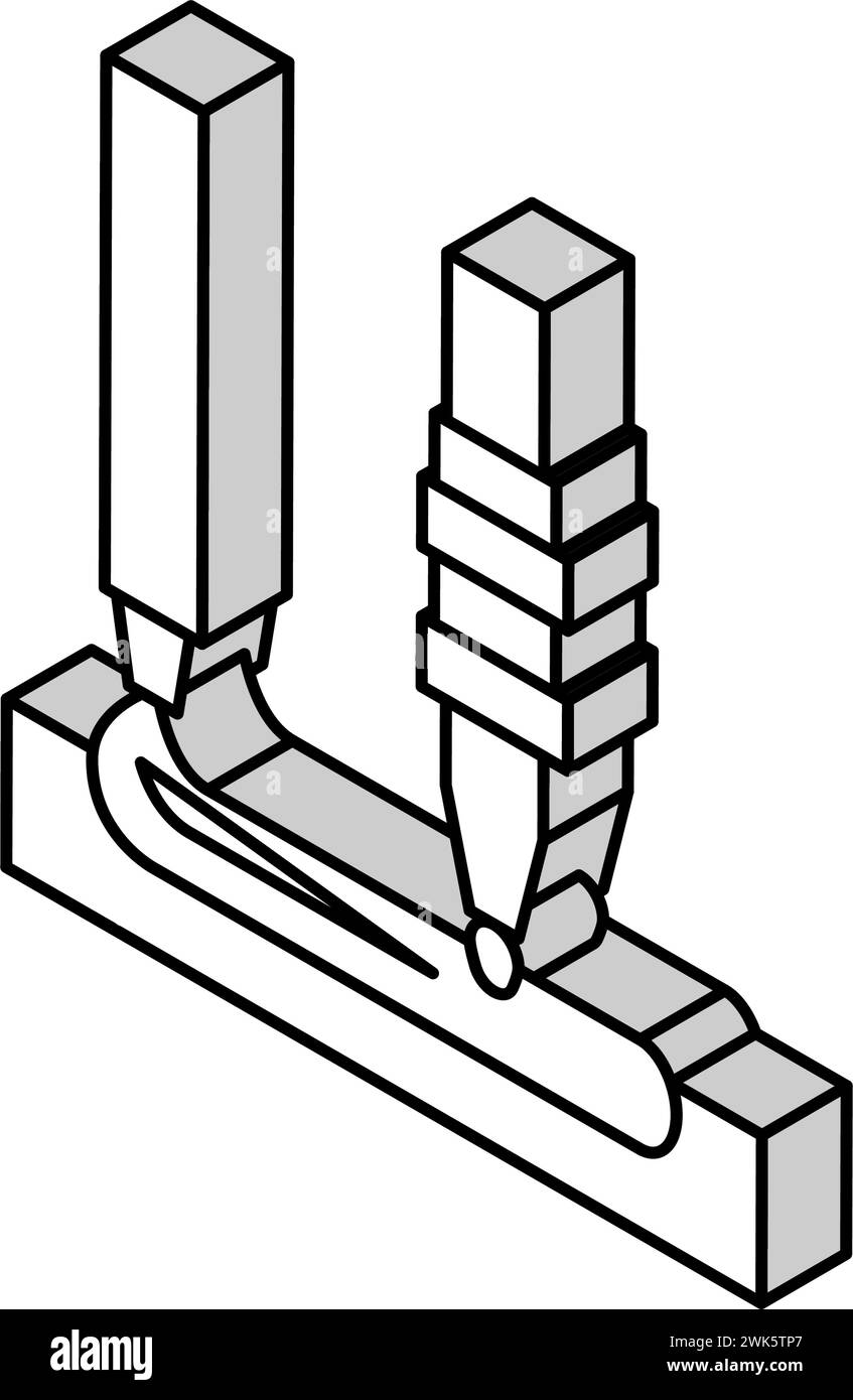 submerged arc welding isometric icon vector illustration Stock Vector ...