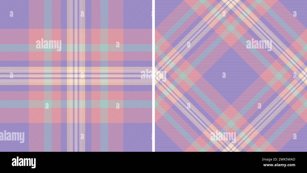 Check vector pattern of plaid texture background with a fabric tartan ...