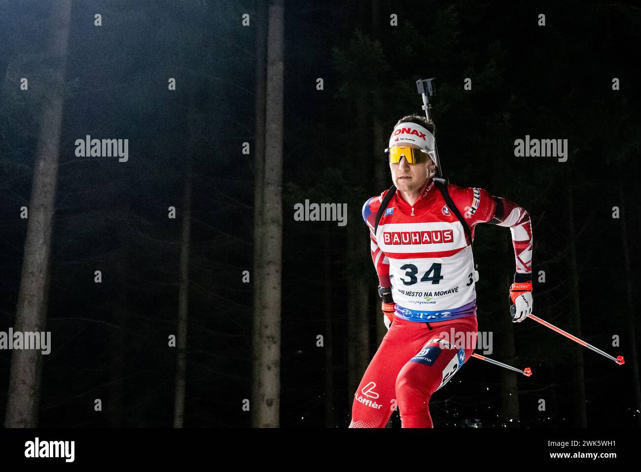 Felix Leitner of, Austria. , . competes in men's 20 km individual ...