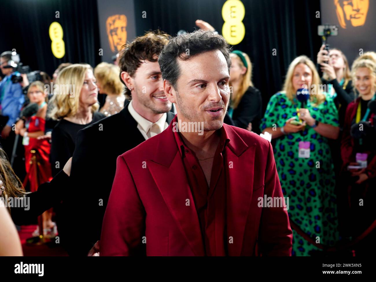Andrew Scott attends the Bafta Film Awards 2024, at the Royal Festival ...