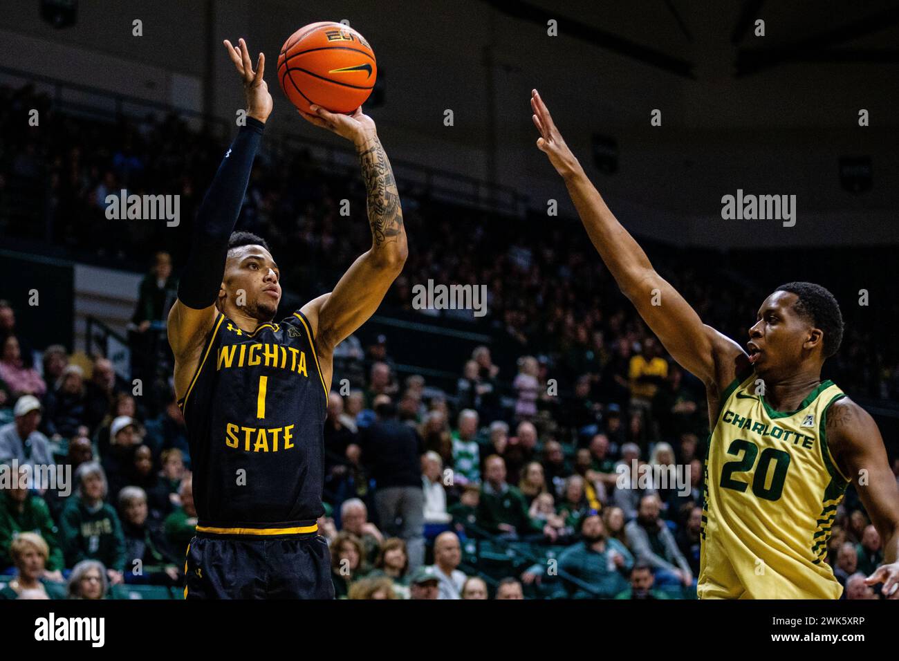 Charlotte, United States. 18th Feb, 2024. February 18, 2024: Wichita ...