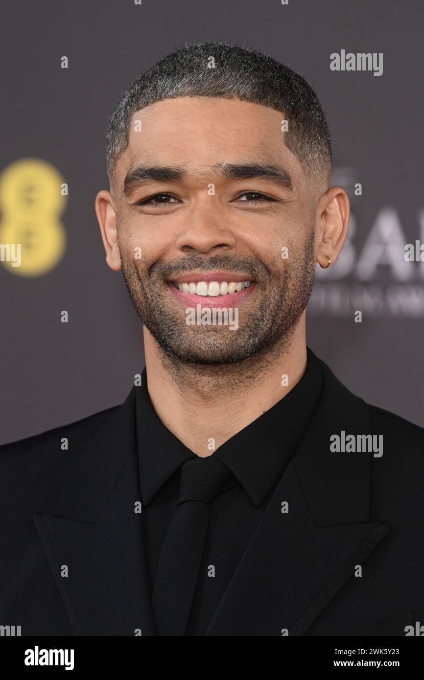 London, UK. 18th Feb, 2024. British actor Kingsley Ben-Adir attends the ...