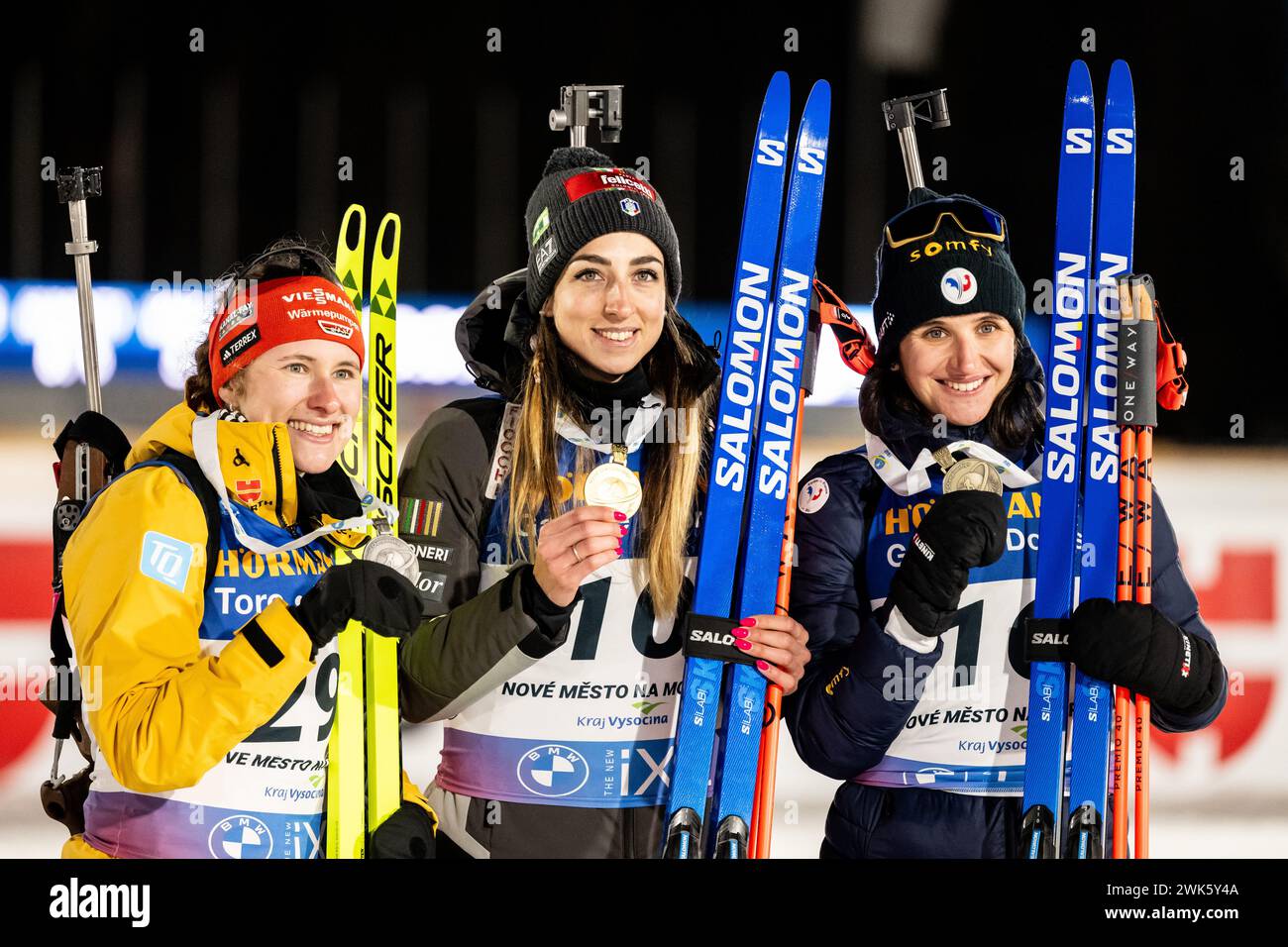 Silver medalist Janina Hettich-walz of, Germany. , . gold medalist Lisa ...