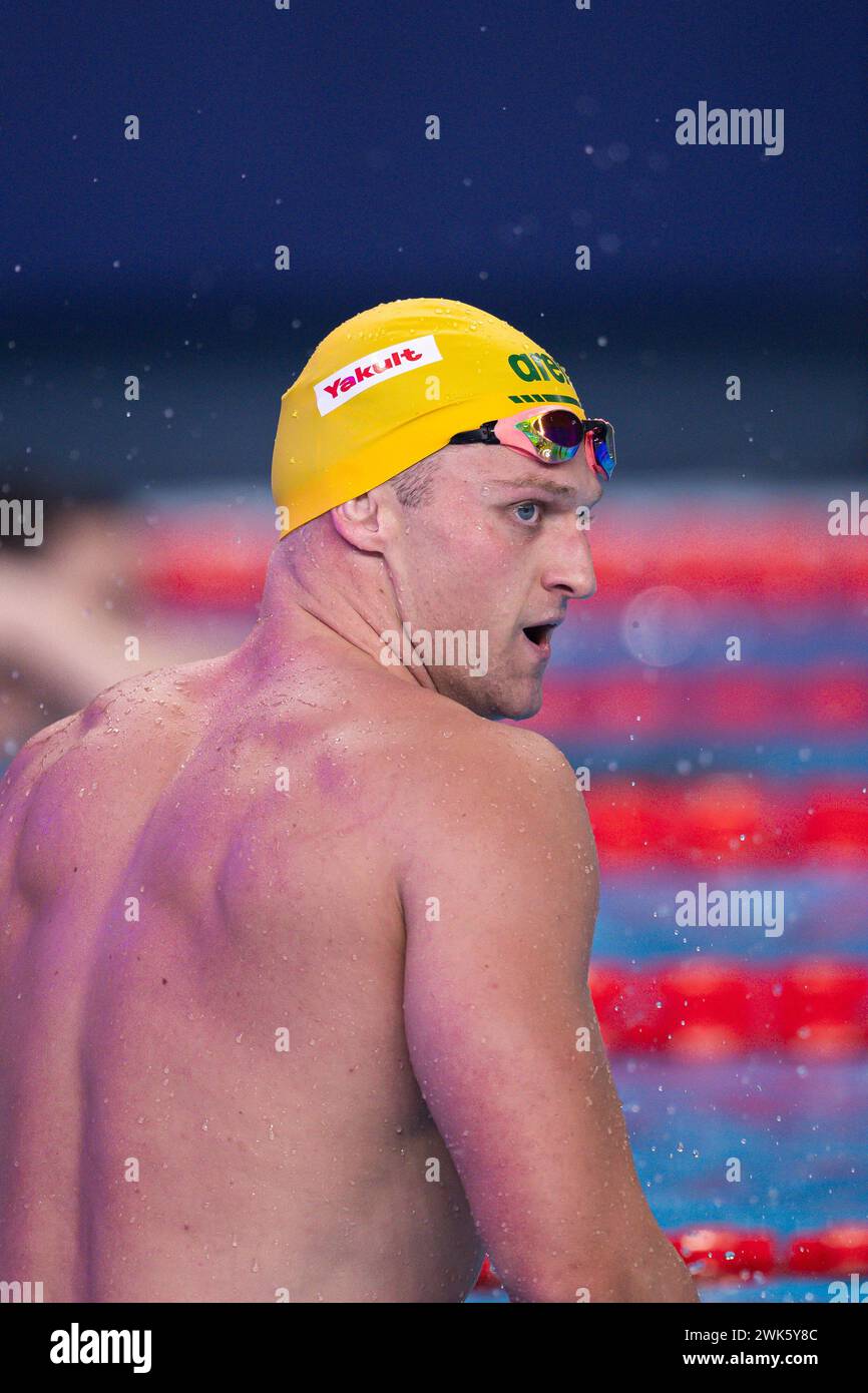 Sam Williamson of, Australia. , . celebrates after competing in men's ...