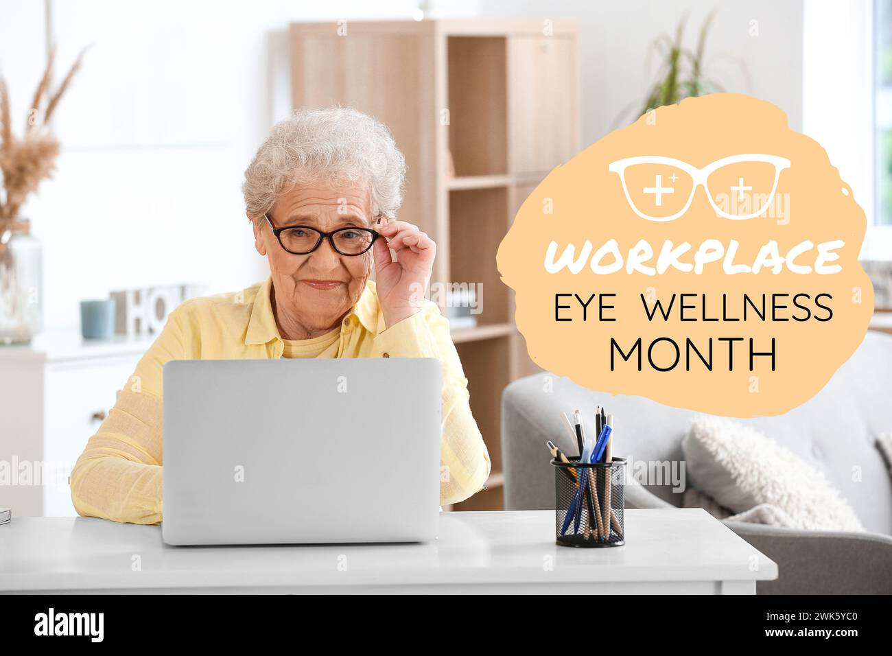 Workplace eye wellness month hi-res stock photography and images - Alamy