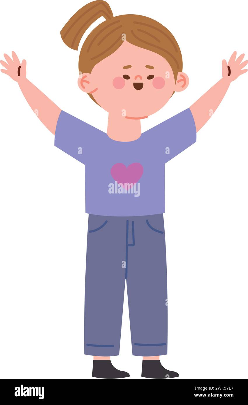 Down syndrome cartoon Cut Out Stock Images & Pictures - Alamy