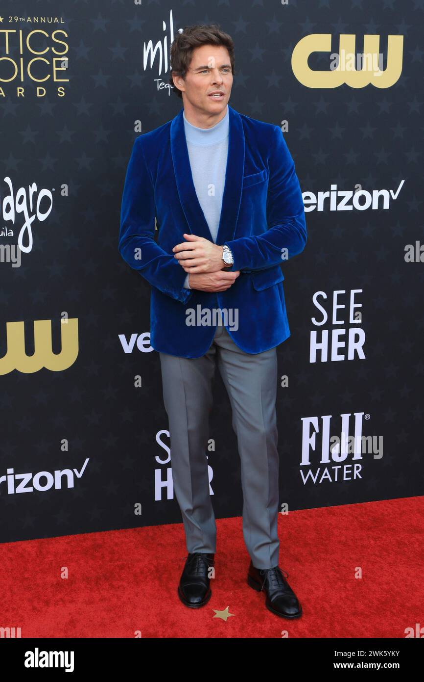 29th Annual Critics Choice Awards - Arrivals at the Barker Hanger on ...