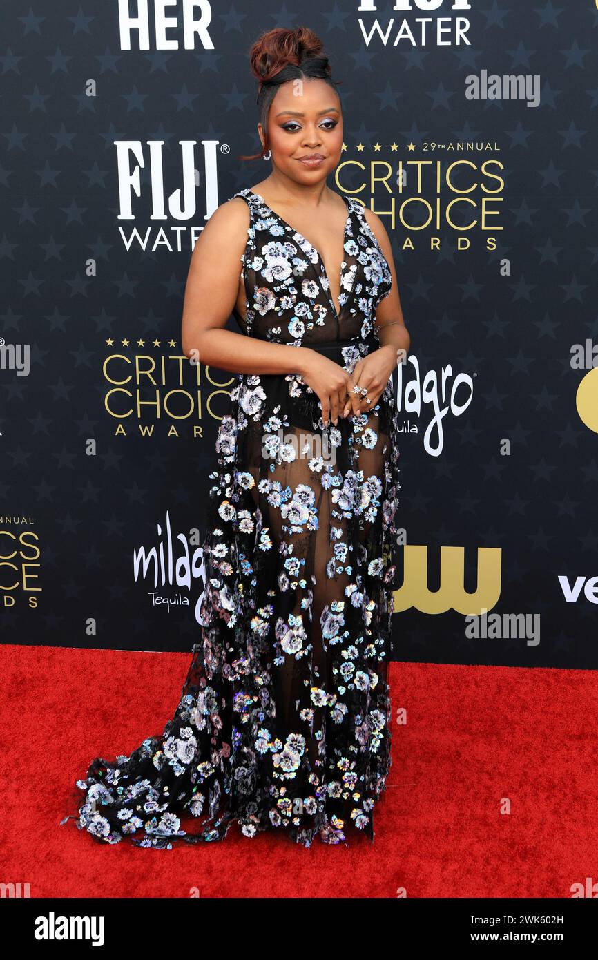 29th Annual Critics Choice Awards - Arrivals at the Barker Hanger on ...