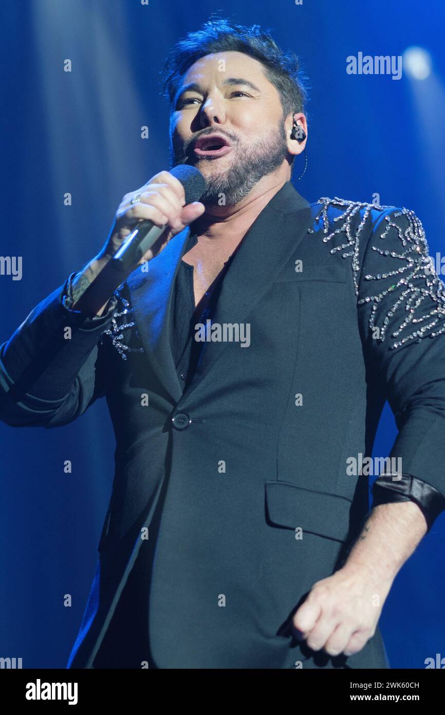 Singer Miguel Poveda during a performance at Inverfest 2024, at the ...