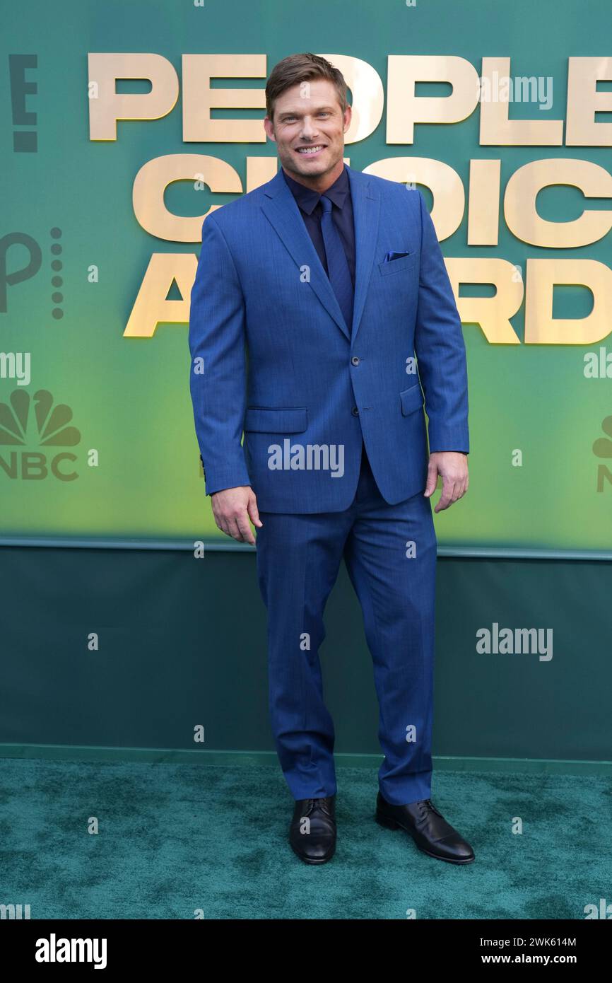 Chris Carmack arrives at the People's Choice Awards on Sunday, Feb. 18 ...