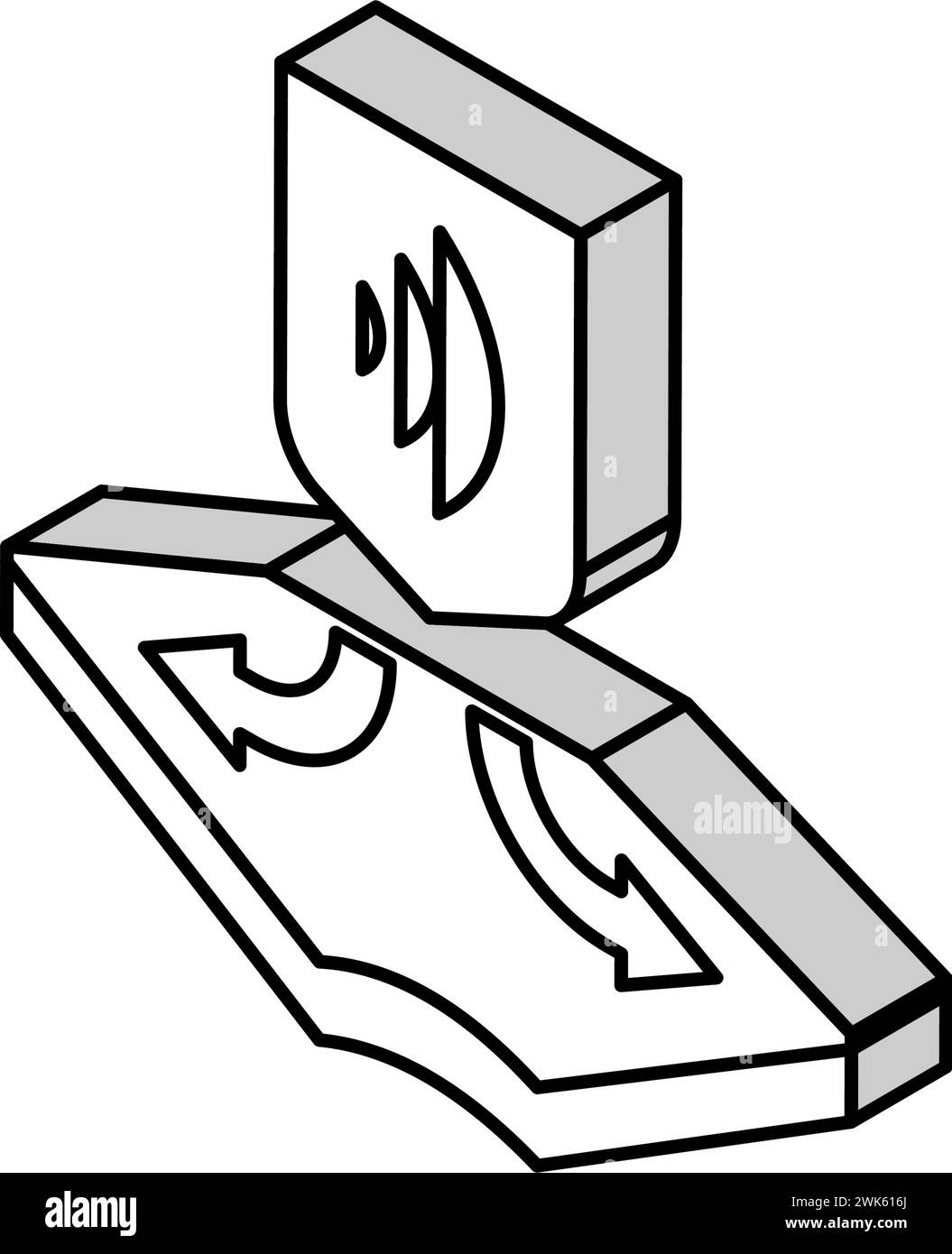 stretched fabrics properties isometric icon vector illustration Stock Vector Image & Art - Alamy