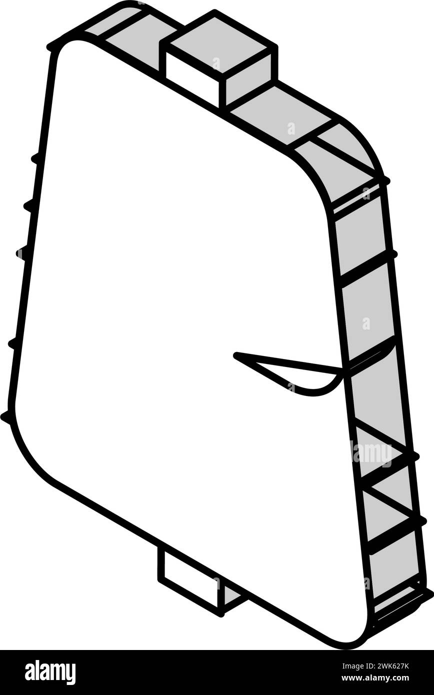 thread roll textile isometric icon vector illustration Stock Vector ...