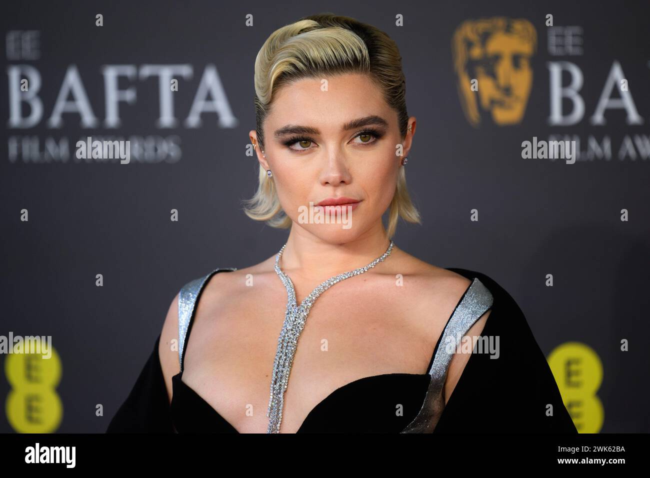London, UK. Sunday 18th February 2024. Florence Pugh attending the ... London, UK. Sunday 18th February 2024. Florence Pugh attending the ...
