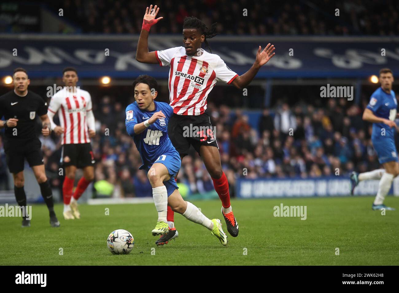 Birmingham City's Koji Miyoshi in action during the EFL Sky Bet ...