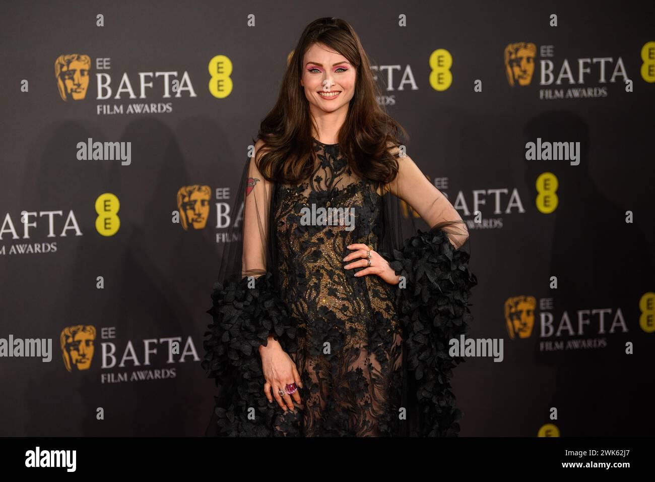 London, UK. Sunday 18th February 2024. Sophie Ellis-Bextor attending ...