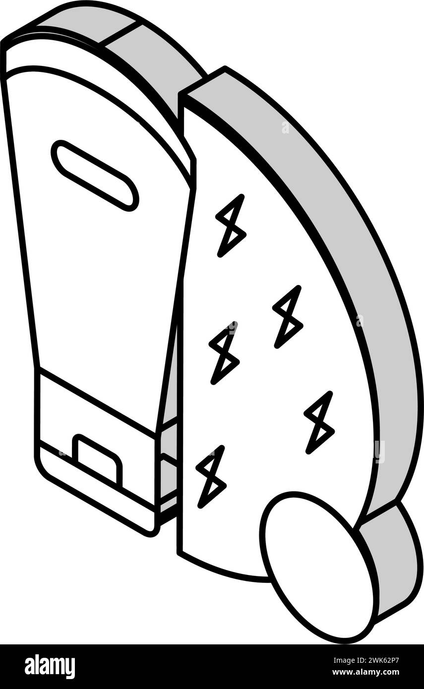 cream controling itching eczema isometric icon vector illustration ...