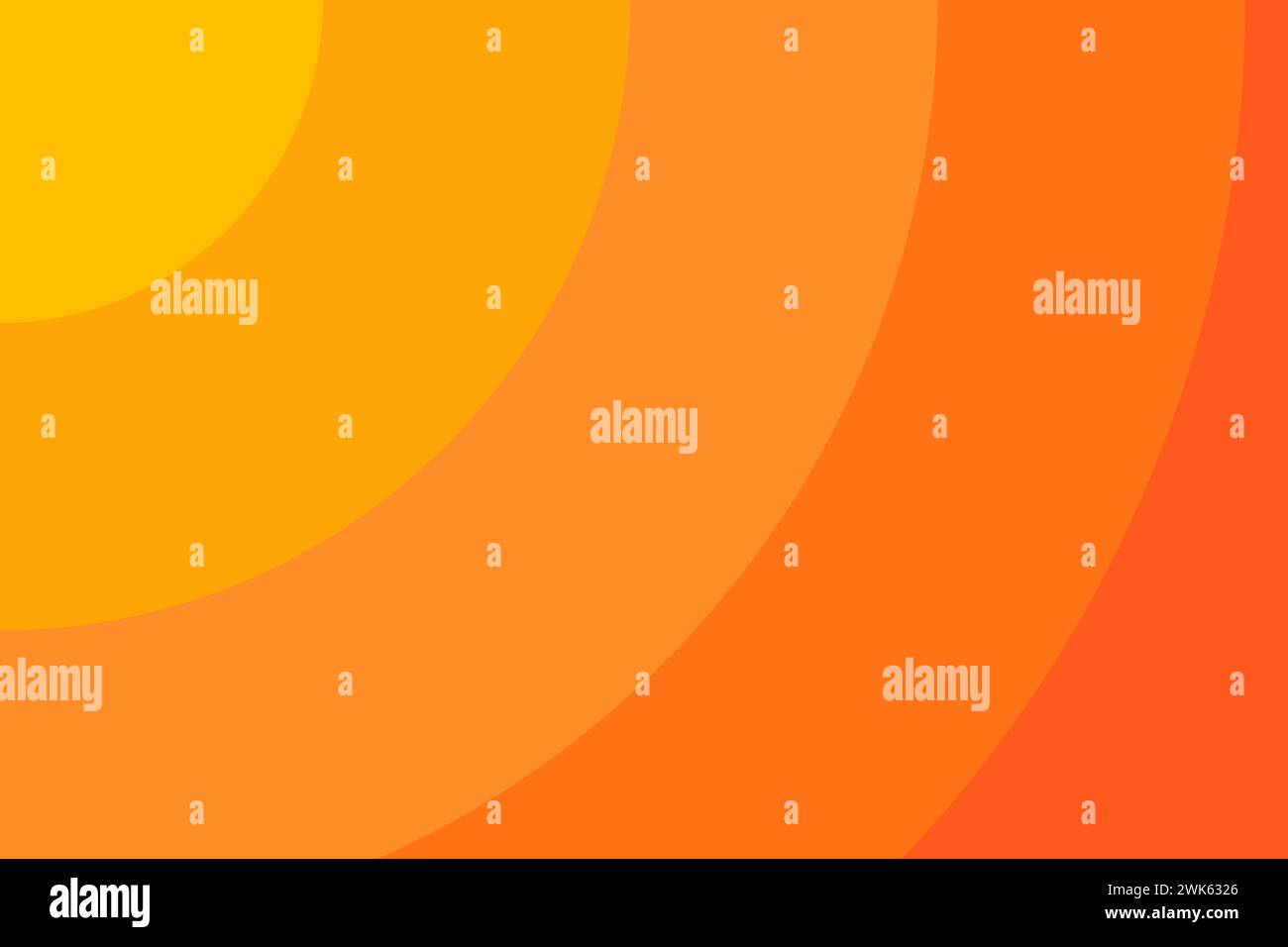 Sun, sunlight, sunrise or sunburst background. Concentric yellow and ...