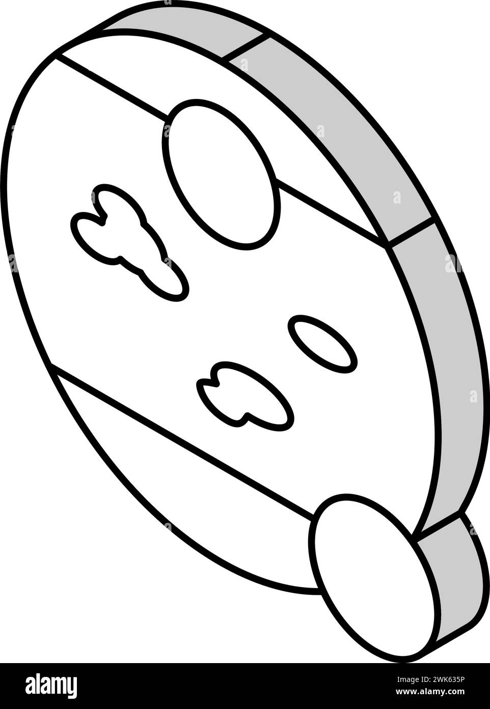 high-risk skin cancer clinic isometric icon vector illustration Stock ...