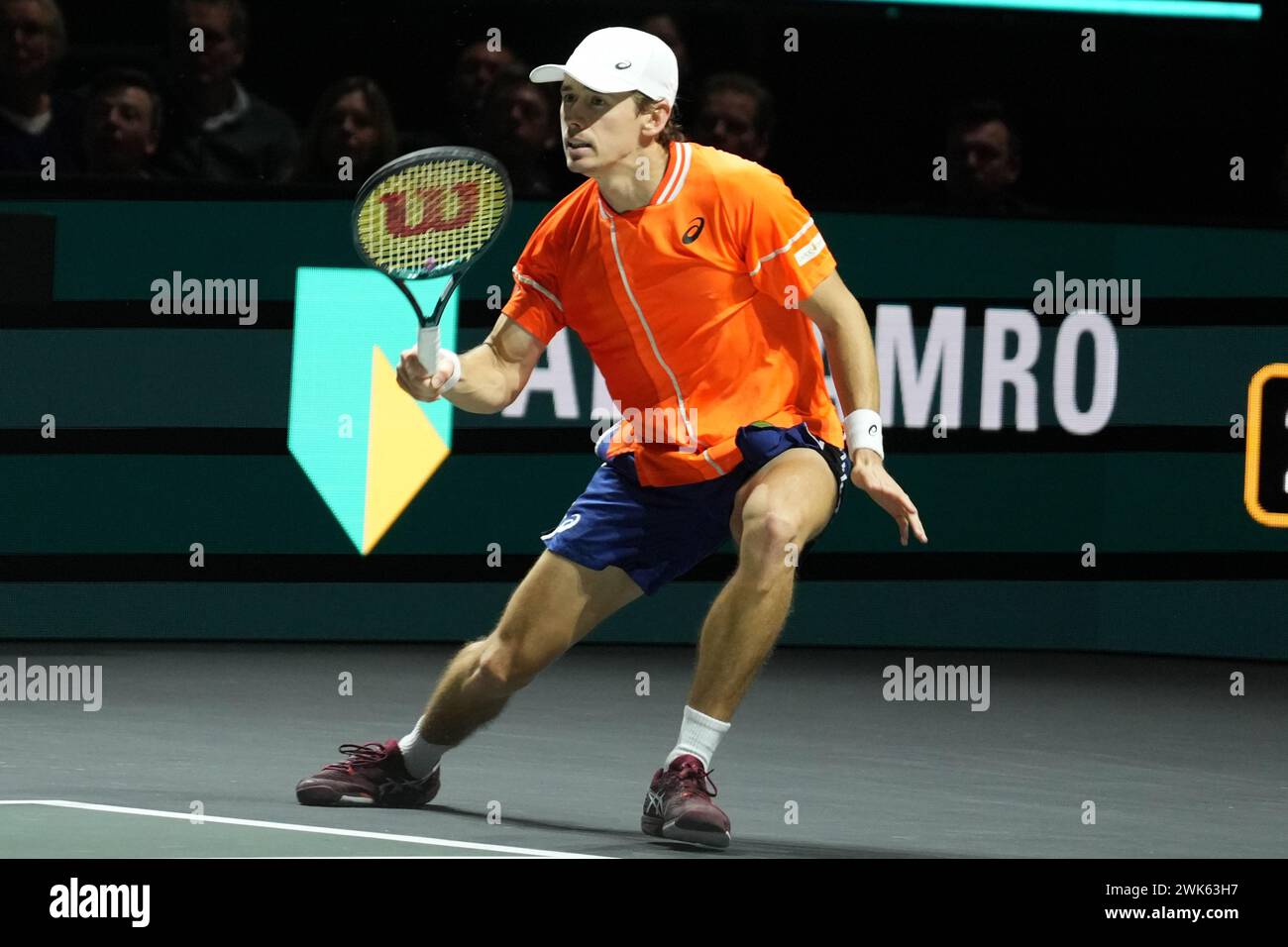 Alex de Minaur of Australia against Grigor Dimitrov of Bulgaria, Semi ...