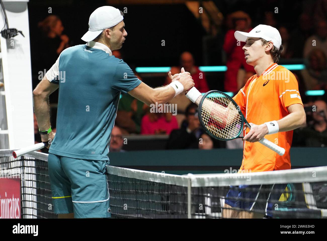 Grigor Dimitrov of Bulgaria against Alex de Minaur of Australia, Semi ...