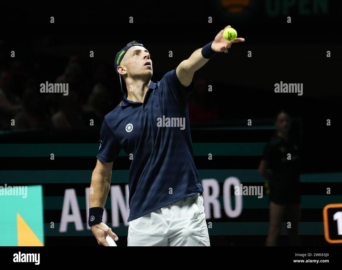 Tallon Griekspoor of Netherlands against Jannik Sinner of Italy, Semi ...