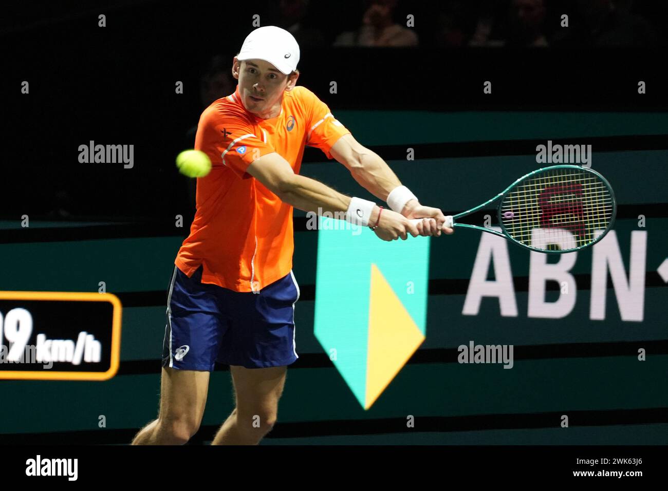 Alex de Minaur of Australia against Grigor Dimitrov of Bulgaria, Semi ...