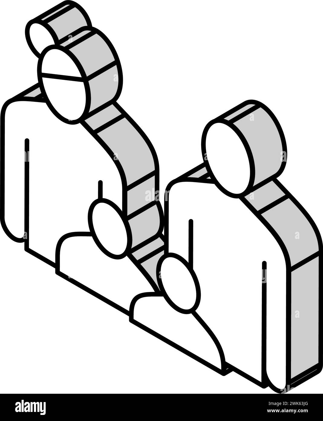 family law dictionary isometric icon vector illustration Stock Vector ...