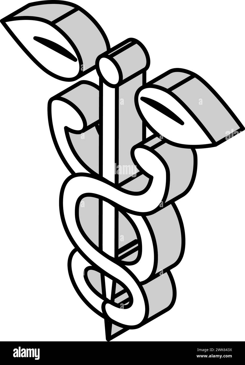 symbol homeopathy isometric icon vector illustration Stock Vector Image ...