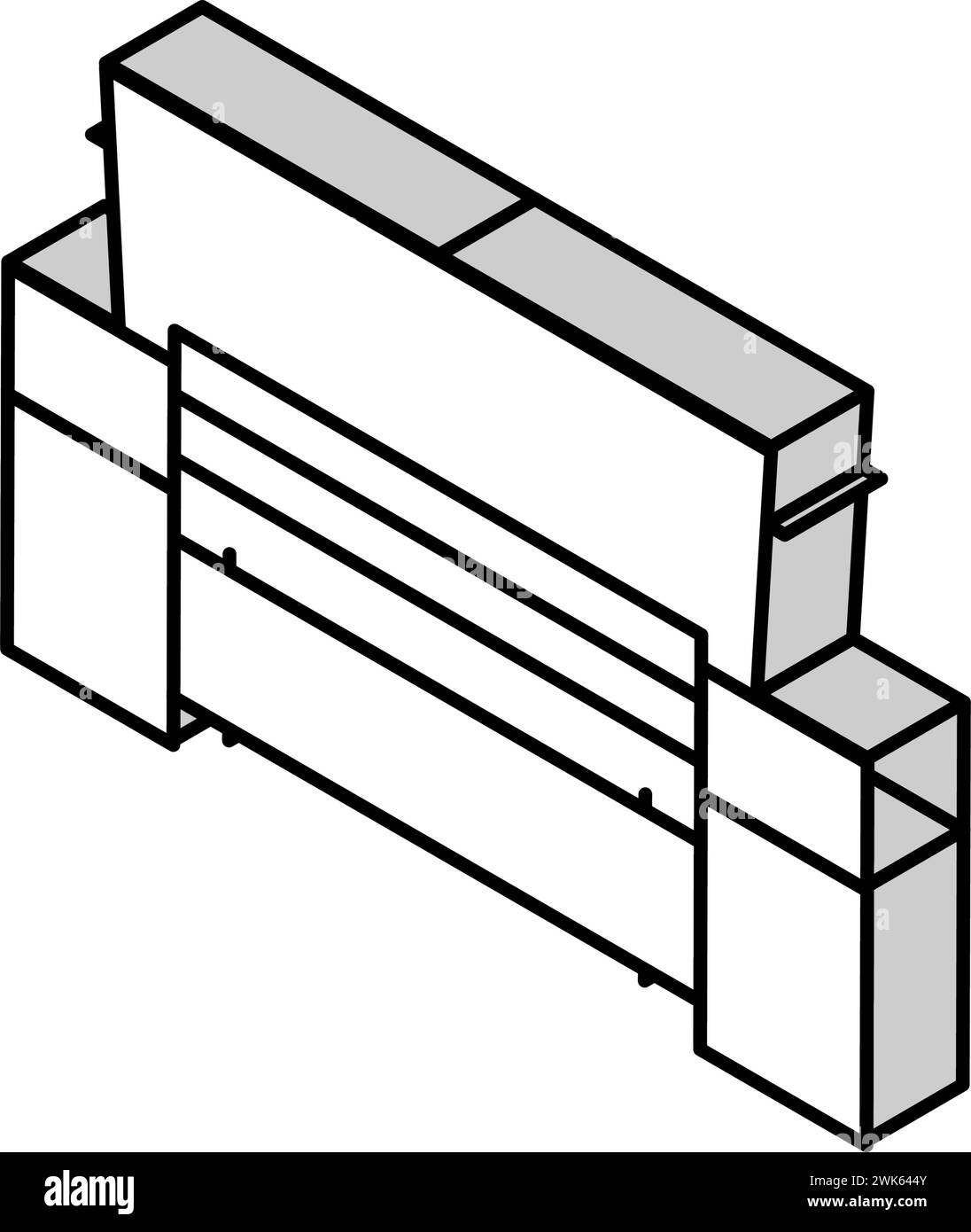 cotton production factory equipment isometric icon vector illustration ...