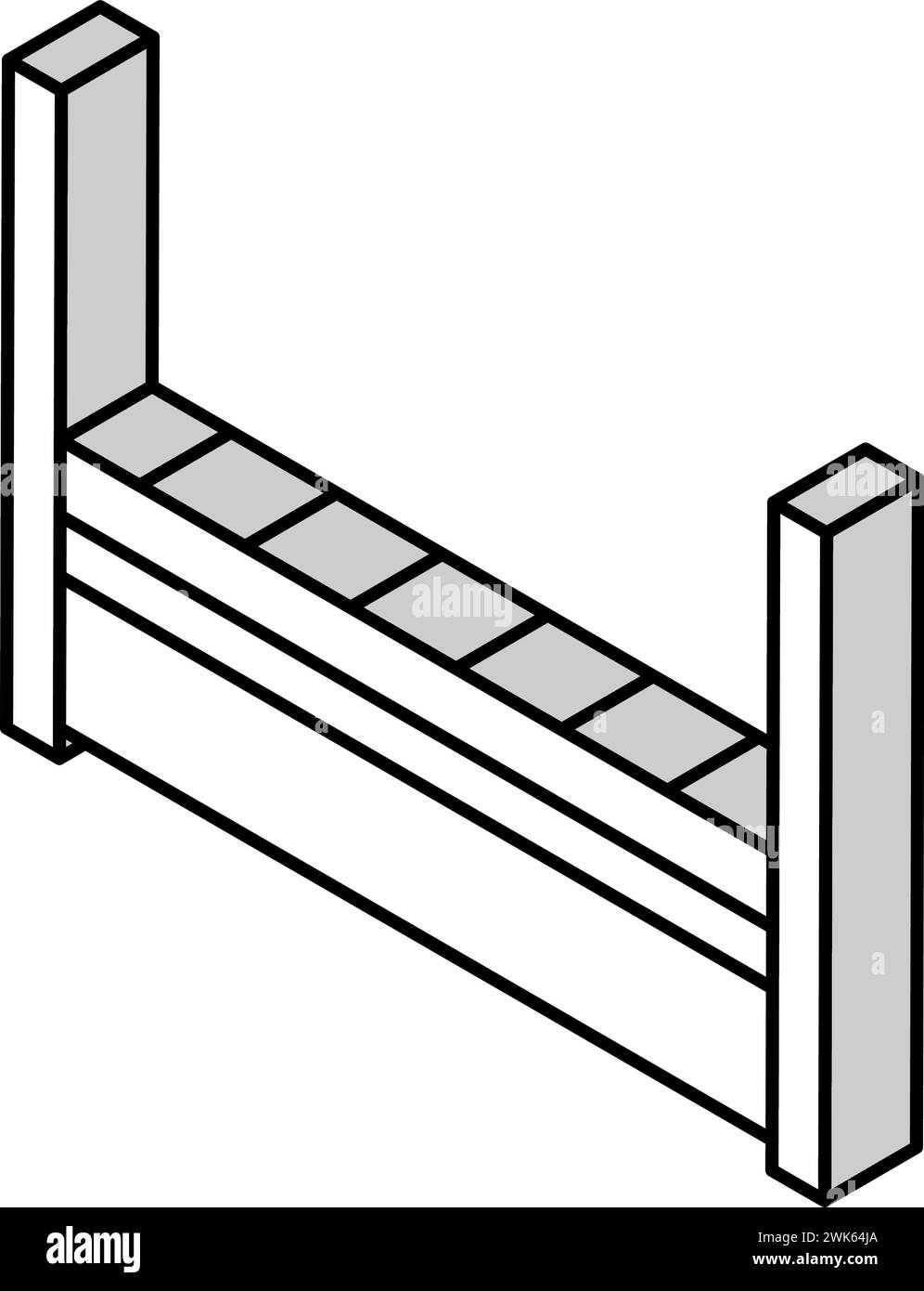 cot baby isometric icon vector illustration Stock Vector Image & Art ...