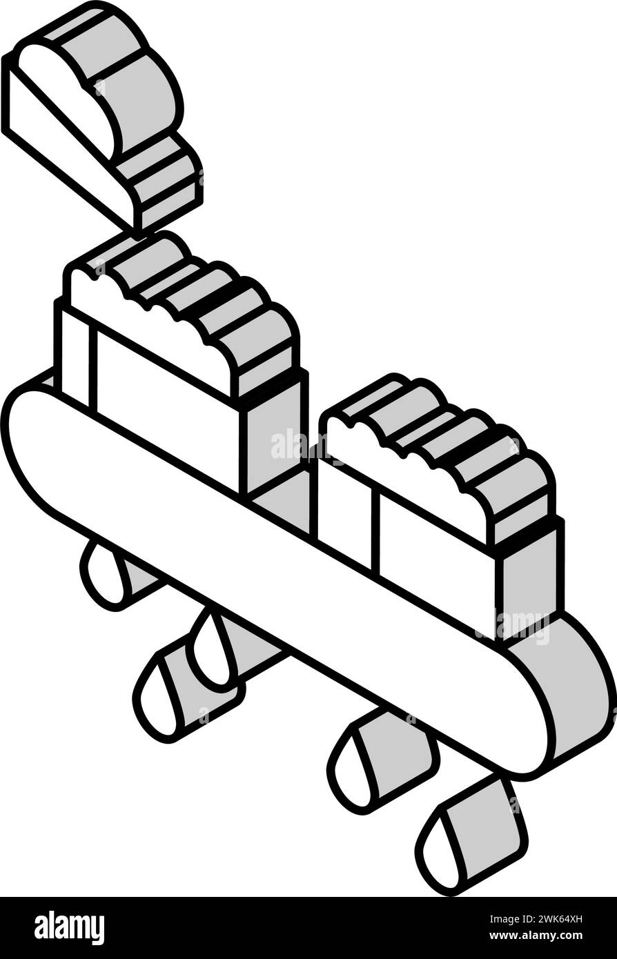 draining cheese production isometric icon vector illustration Stock ...