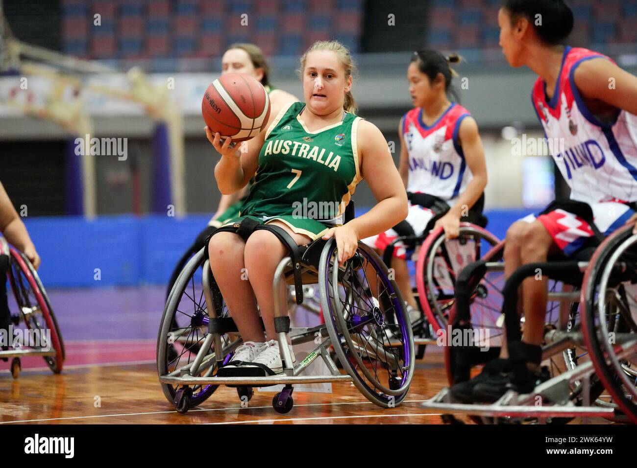 Osaka Japan. 18th Feb, 2024. Victoria Simpson (AUS), FEBRUARY 18, 2024 - Wheelchair Basketball ...