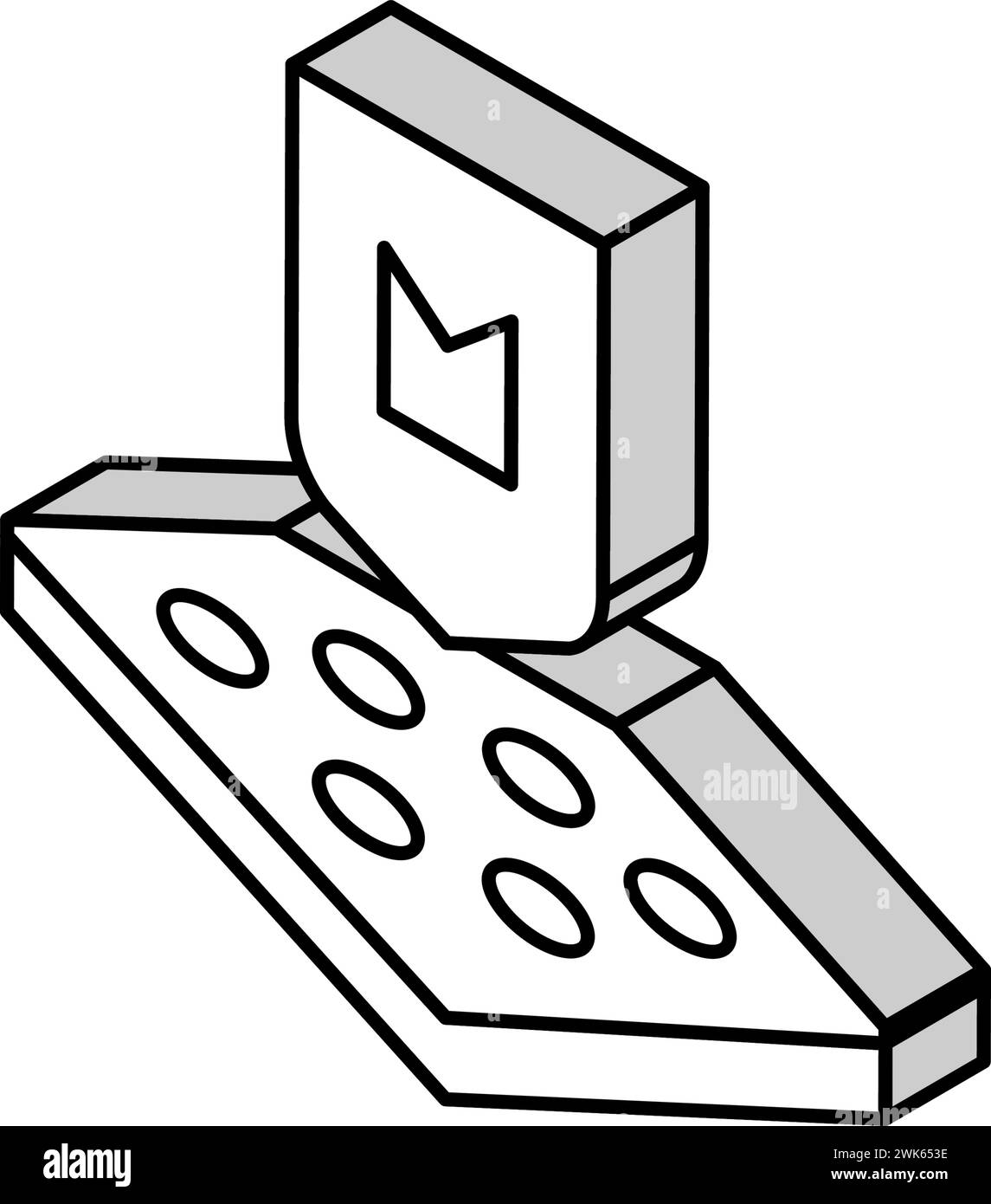 membrane fabrics properties isometric icon vector illustration Stock ...